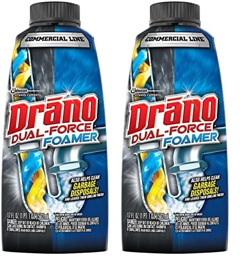 Amazon.com: Drano Dual-Force Foamer Clog Remover, Clog Remover and ...