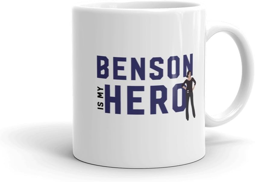 Amazon.com: NBC Law & Order SVU Benson is My Hero 11oz Mug - Official ...