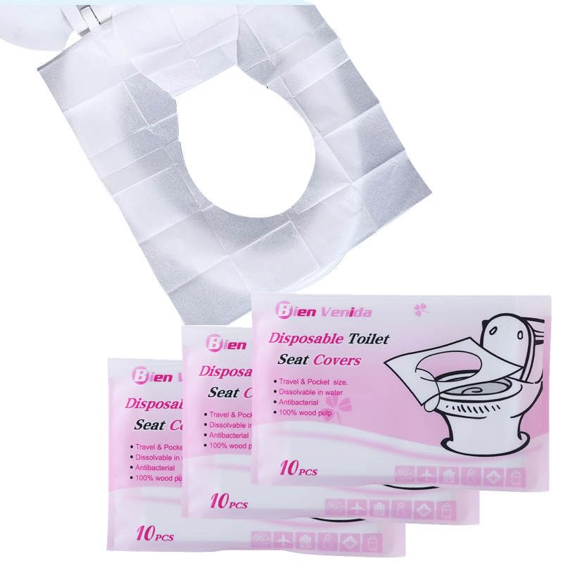Disposable Bathroom Covers Toilet Seat Covers - 50 Pack Disposable ...