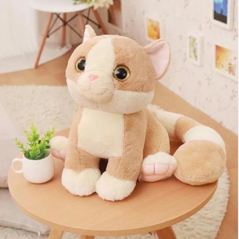 Buy Imported And New Akira 40 CM Creative Cute Light Brown Cat Plush ...