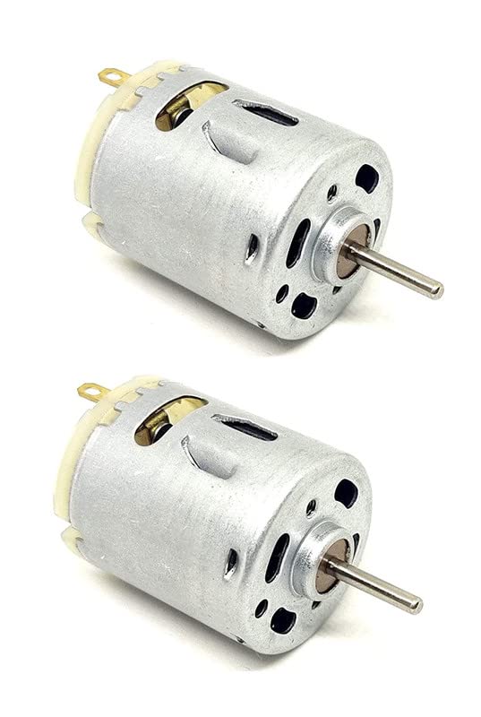 ESPtronics (2 Pcs) 12v DC Motor Speed 385 DC Motor 12v High Power 12 ...