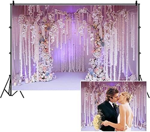 Amazon.com : Yeele 10x8ft Wedding Ceremony Photography Background White ...