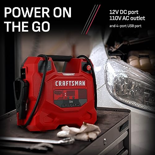 Snapklik.com : CRAFTSMAN CMXCESM281 1000 Peak Amp Jump Starter And ...