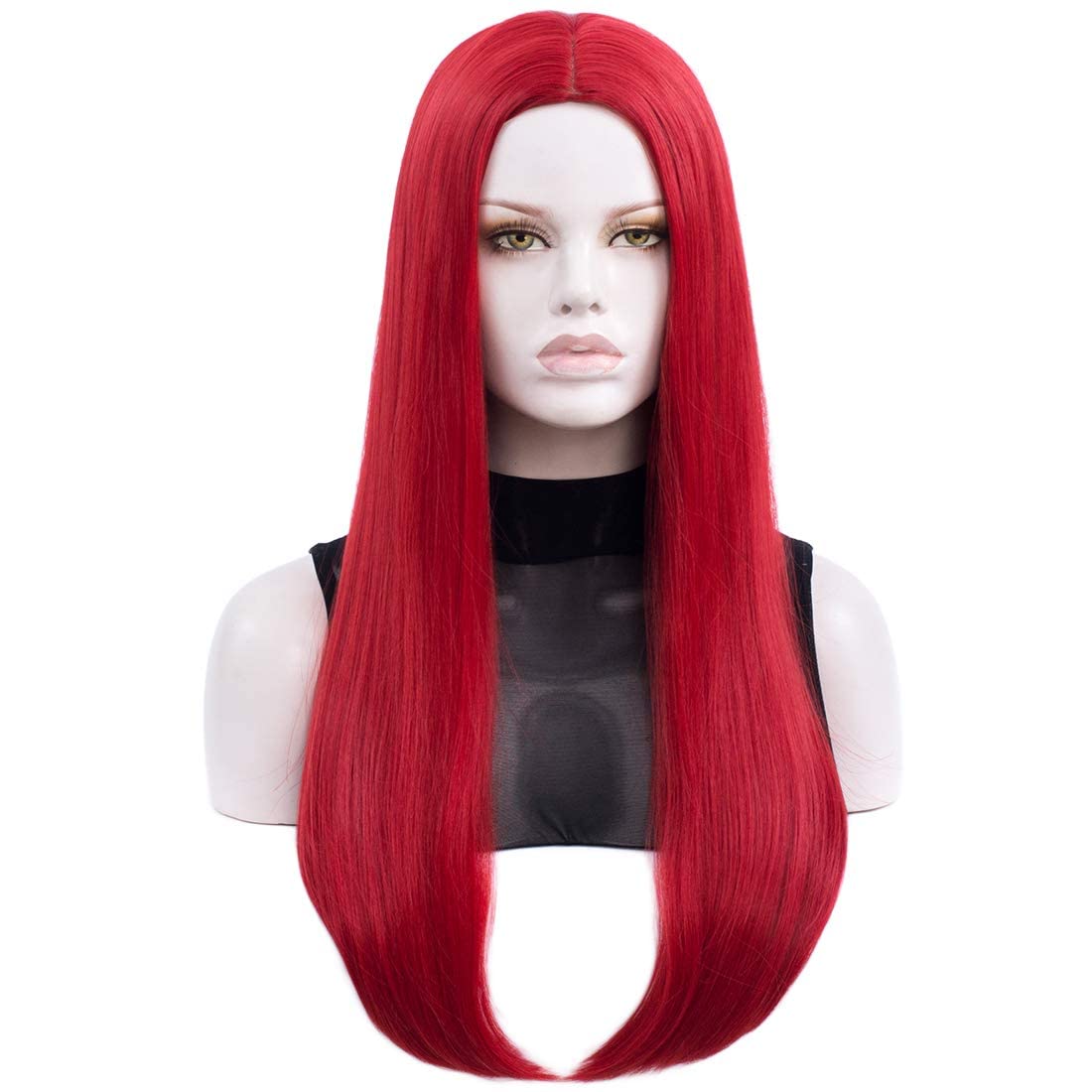 Amazon.com : Coraline Long red Wig Long Red for Women Straight Hair ...
