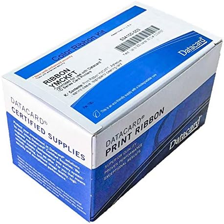Amazon.com: Datacard 534100-003 Color Ribbon Kit - YMCKFT - 300 prints ...