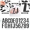 Amazon.com: 460 PCS 42 Sheets Large Letter Stickers Alphabet Numbers ...