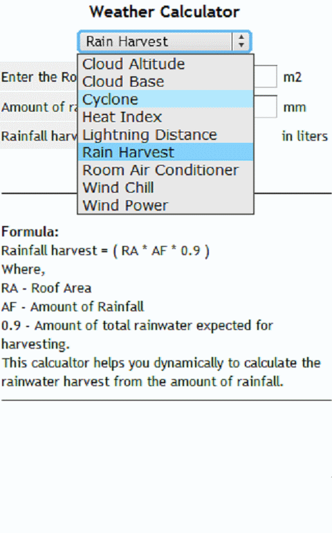 Weather Calculators:Amazon.co.uk:Appstore for Android