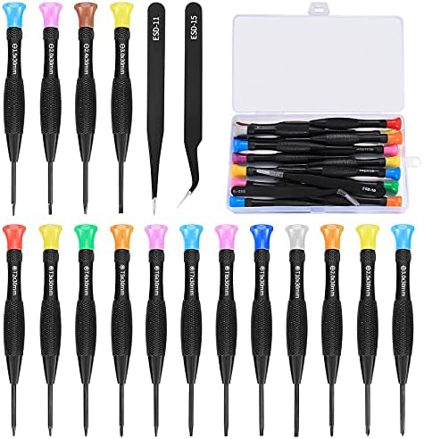 18 Pcs Torx Screwdriver Set, Mini Small Magnetic Torx Flat Phillips ...