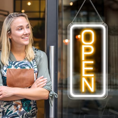 Amazon.com : Neon Open Sign 16''x9'', Super Bright LED Open Signs for ...