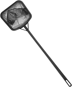 Portable Square Fishing Net With Long Handle Fish Tanks Aquariums ...