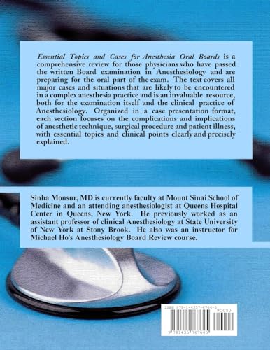 Snapklik.com : Essential Topics And Cases For Anesthesia Oral Boards