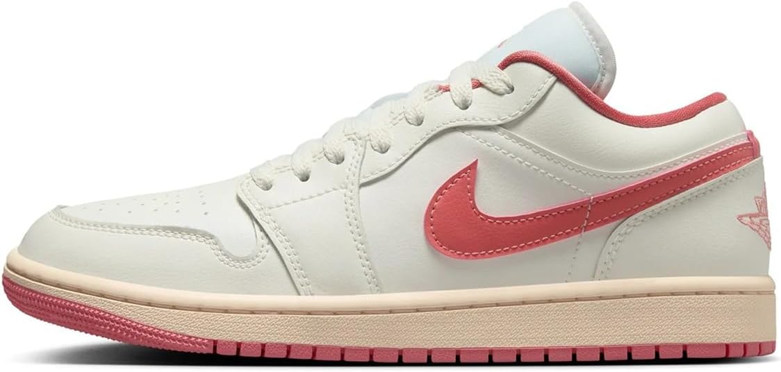 Amazon.com | Air Jordan 1 Low Women's Shoes (DC0774-109, Sail/Guava Ice ...