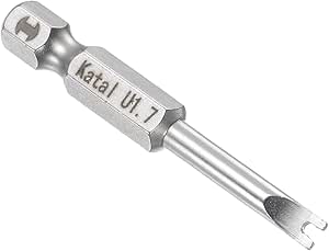 CoCud Magnetic U Type Bits, 1.7mm Head 1/4" Hex Shank 2" Length, S2 ...
