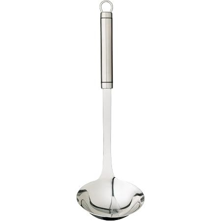 KitchenCraft Soup Ladle, Professional Stainless Steel Sauce Ladle, 33 ...