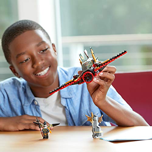 LEGO 70650 NINJAGO Destiny's Wing Toy Jet Plane, Kai and Jet Jack ...