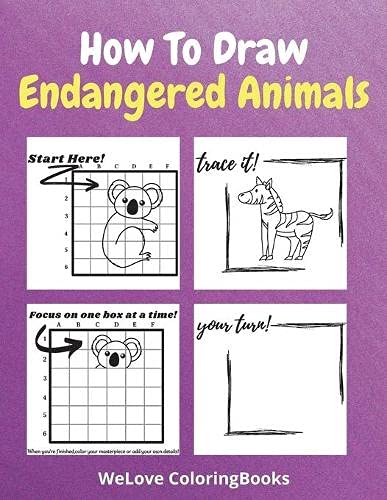 How To Draw Endangered Animals: A Step-by-Step Drawing and Activity ...
