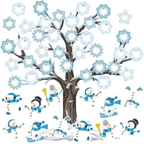 Chillin With My Snowmies Bulletin Board 85 Pcs Winter Classroom ...