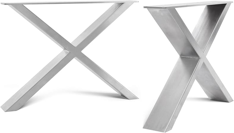 The Hairpin Leg Co. [HLC 2 x Industrial X-Frame Coffee Table Legs ...
