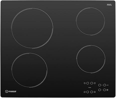 Indesit RI161C 58cm Touch Control Ceramic Hob - Black RI 161 CRI 161 C ...