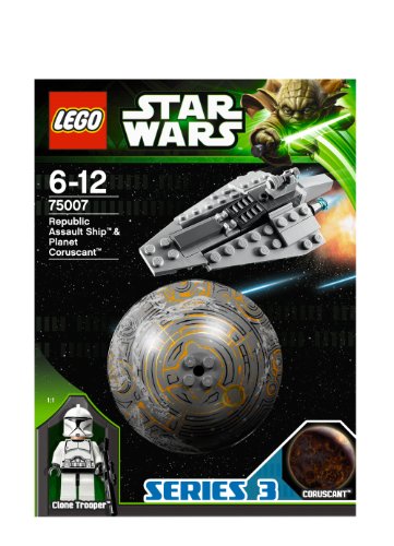Lego 75007 LEGO Star Wars 75007: Republic Assault Ship and Coruscant ...
