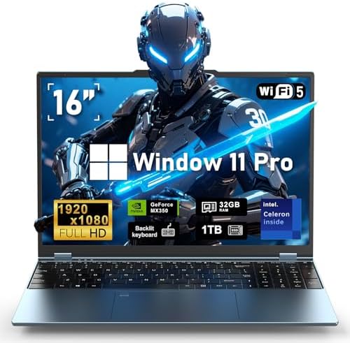 Amazon.com: NAIKLULU Gaming Laptop,Window 11 Pro Laptop Computer, 16 ...