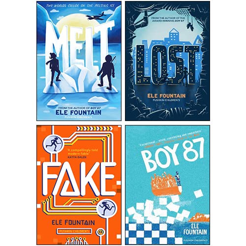 Amazon.com: Ele Fountain 4 Books Collection Set (Boy 87, Lost, Melt ...