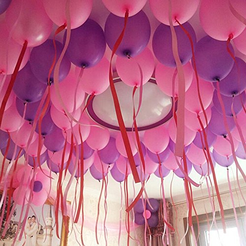 Party Land Balloon Ribbons / Balloon Thread Metallic : Amazon.in: Toys ...