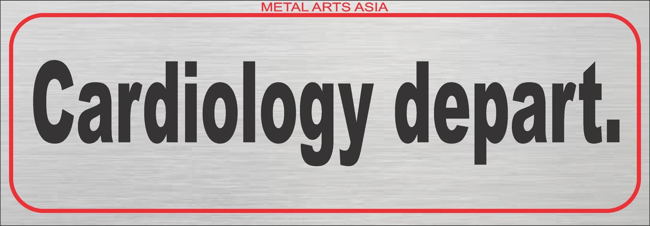 Metal Arts Asia Stainless Steel Engraved Signage l Cardiology ...