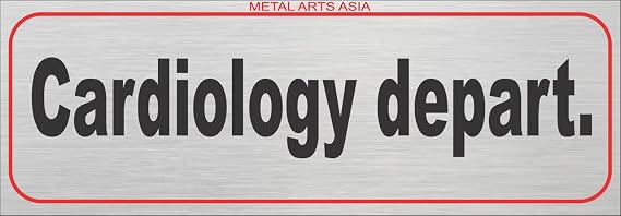 Metal Arts Asia Stainless Steel Engraved Signage l Cardiology ...