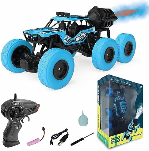 ELECTROBOTIC Remote Control Car - 4WD Smoke Frogger Car | Monster Truck ...