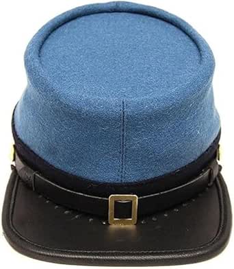 Civil War Officers kepi, Sky Blue with Black Band Kepi Hat | Captain ...
