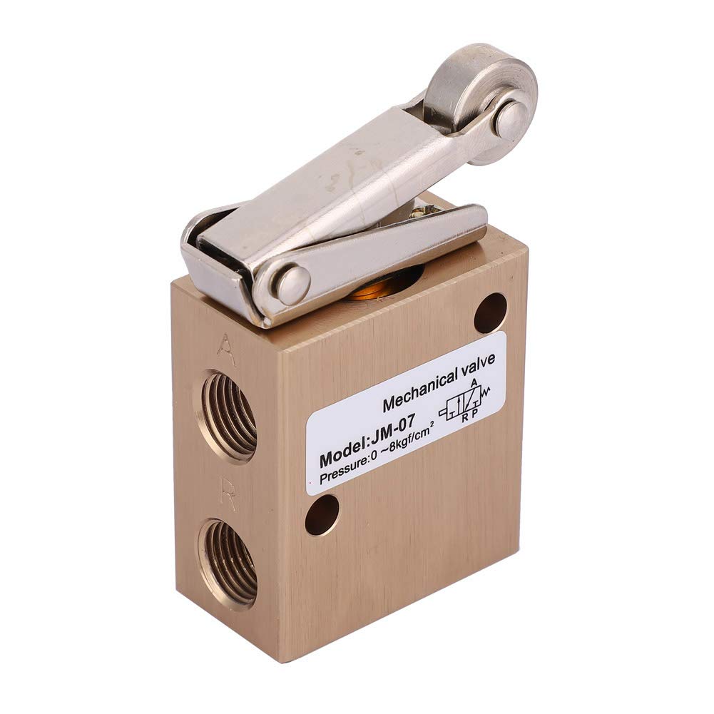Buy Scroll wheel Handle Roller Valve 1/4 PT Manual air Valve Pneumatic ...