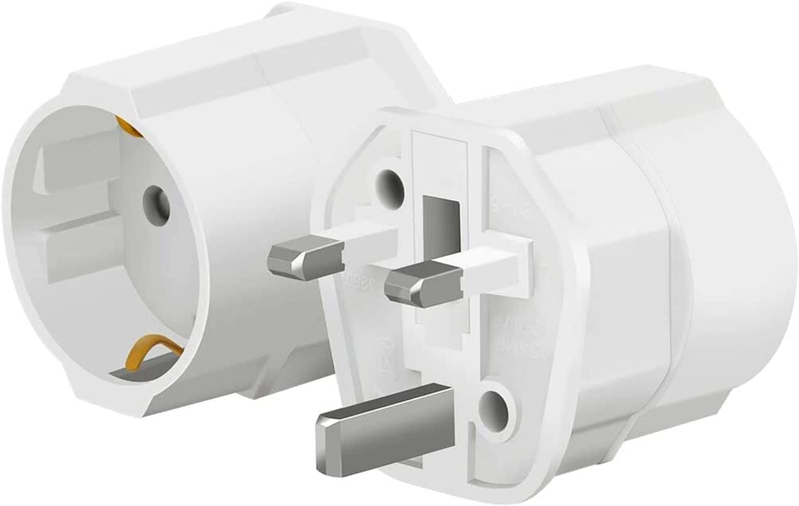 Unidapt Reiseadapter UK Adapter England Deutschland Stecker mit 3USB, 1 ...