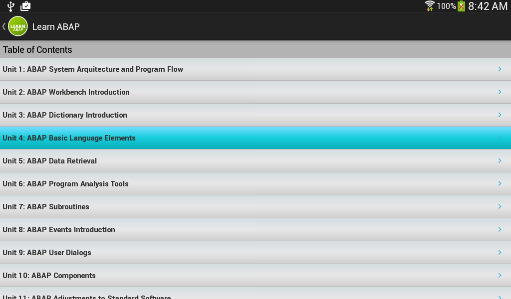 Learn ABAP - App on Amazon Appstore