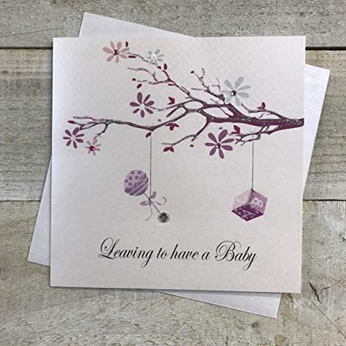 Leaving to Have a Baby Card ~ You'll be Missed ~ Small Size Card 6.5"x5 ...
