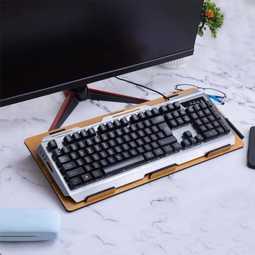 CRAFTHIVE Keyboard Raiser Stand for Medium Size Business and Compact ...