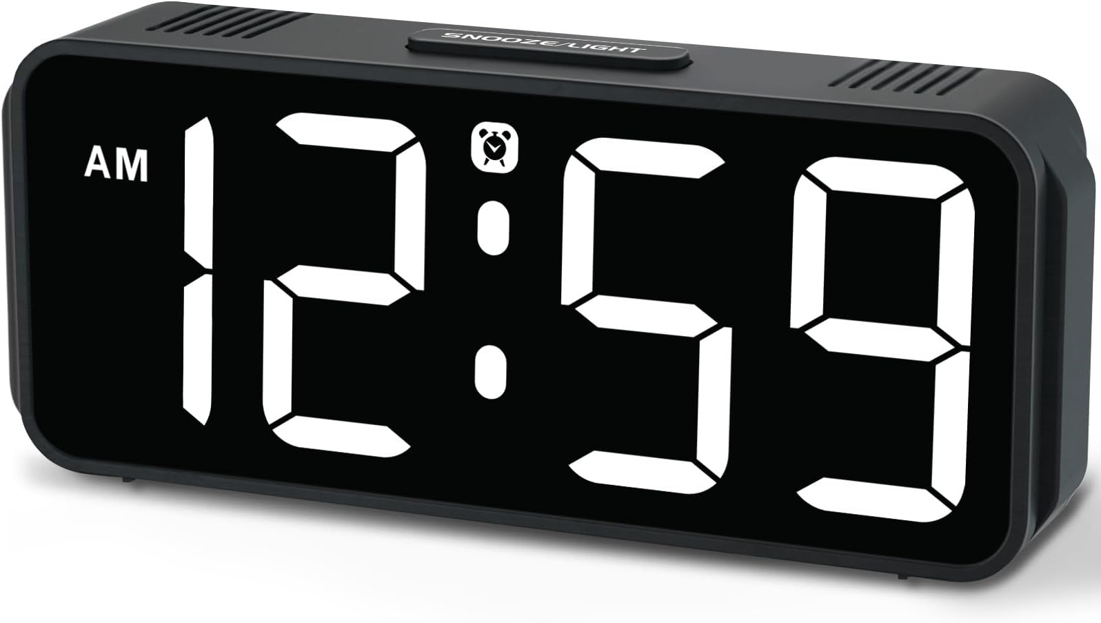 Amazon.com: FAMICOZY Small Simple Digital Alarm Clock,11 Color Options ...
