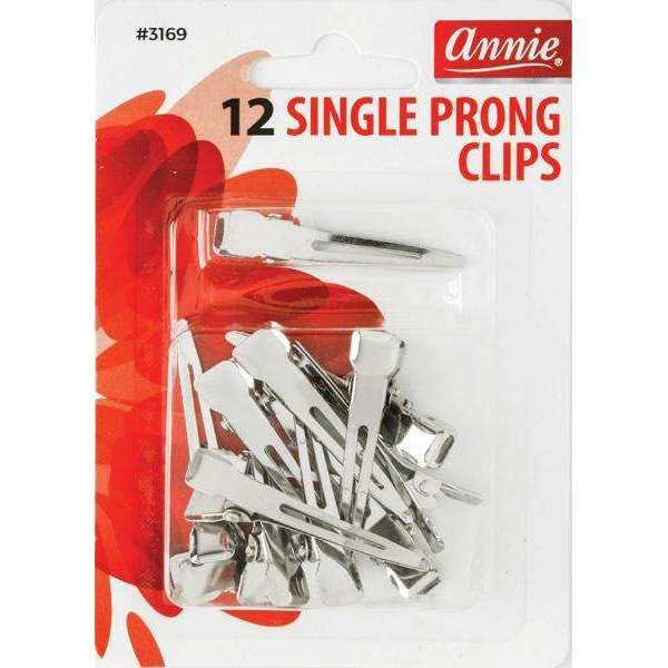 Amazon.com : Annie Single Prong Hair Clips - 12 Count : Beauty ...