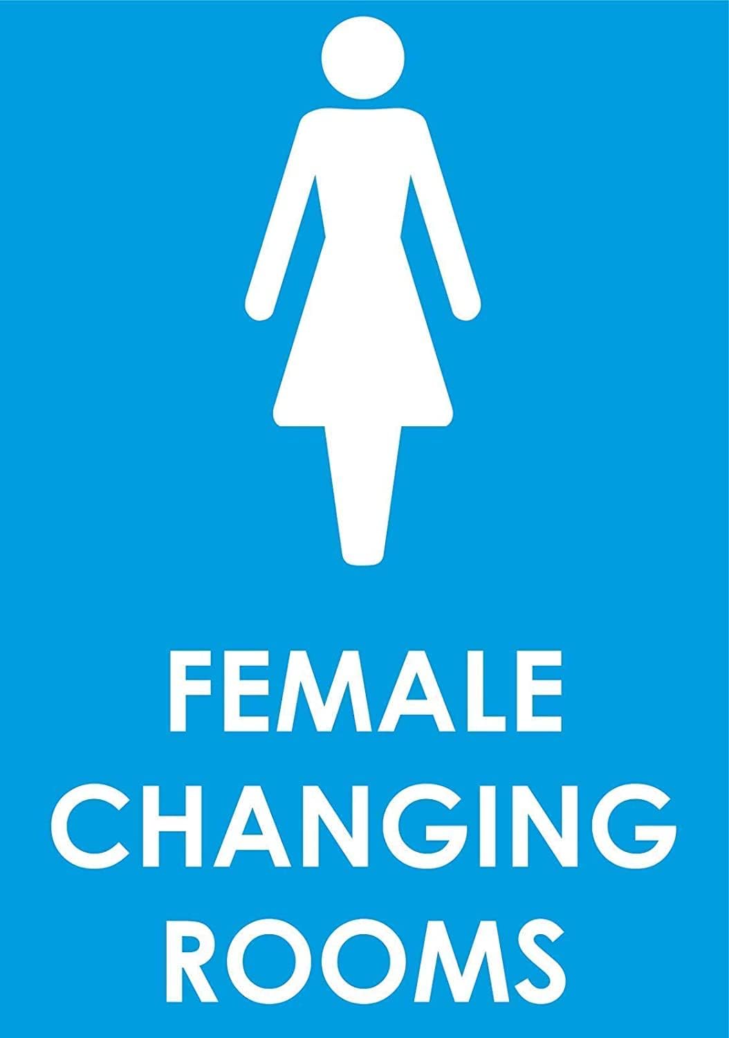 KILSPU Female Changing Rooms Health & Safety Sign 8x12 Inch Tin Metal ...