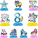 Amazon.com: 10Pcs Happy 8th Birthday Rolling into 8 Honeycomb ...