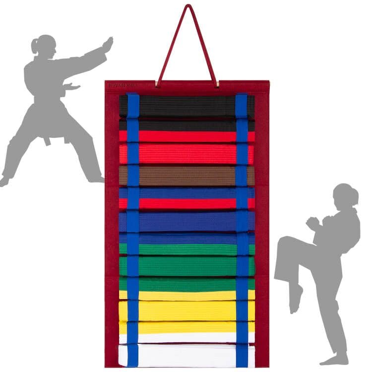Amazon.com: JOYMOMO Karate Belt Display Rack Holds 12 Karate Belts ...