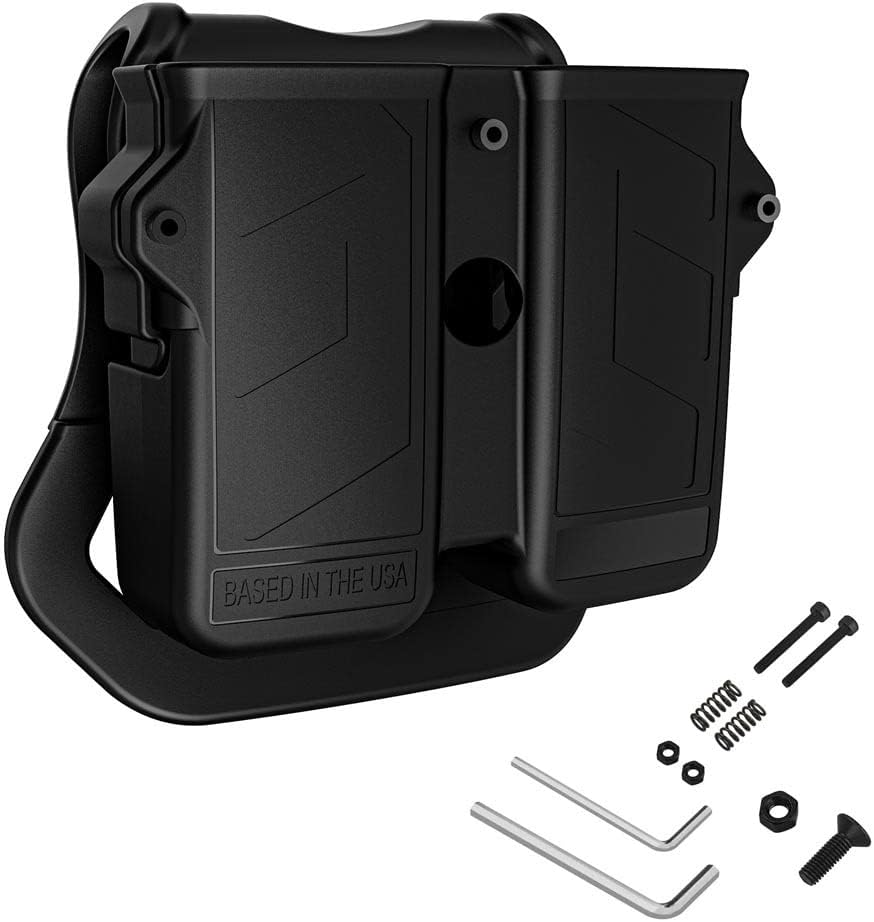 Amazon.com : Nylon Magazine Holder Universal Mag Holder Double Magazine ...