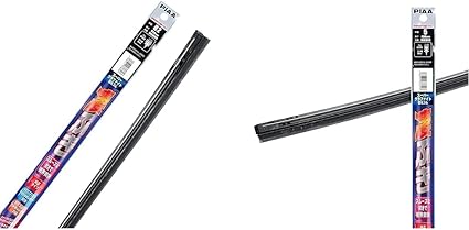 Amazon.co.jp: 【セット買い】PIAA(ピア) ワイパー 替えゴム 650mm スーパーグラファイト グラファイトコーティングゴム 1本入 呼番82 WGW65 + PIAA ...