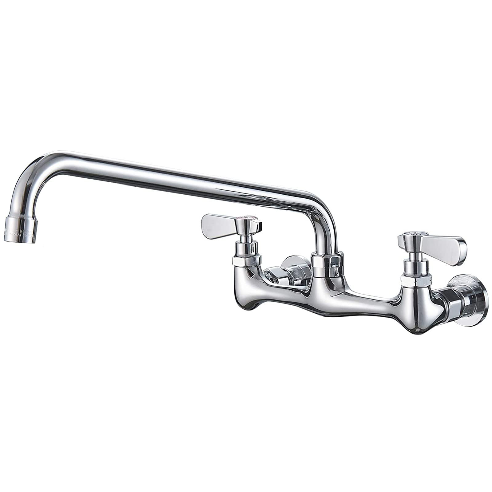 Wall Mount Faucet Kitchen Faucets Utility Sink with 14 Inch Swivel ...