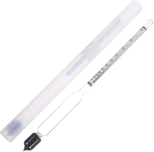 Kichvoe 2pcs Alcoholmeter 0-100 Wine Measuring Meter Hydrometer Glass ...
