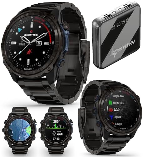 Amazon.com: Garmin Descent Mk3 & Mk3i 51 mm & 43 mm, Titanium Dive ...