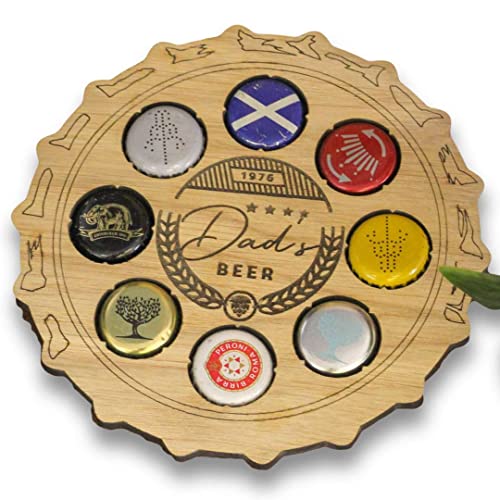 Personalised Dad's Beer Coaster Gift For Father's Day | Customisable ...