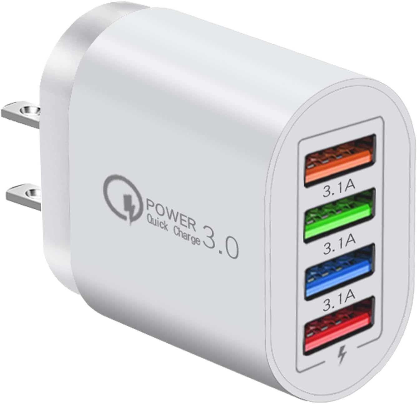 Amazon.com: Fast Charger Block - 3.1A AC100-240V 50/60Hz 0.5A Brick ...