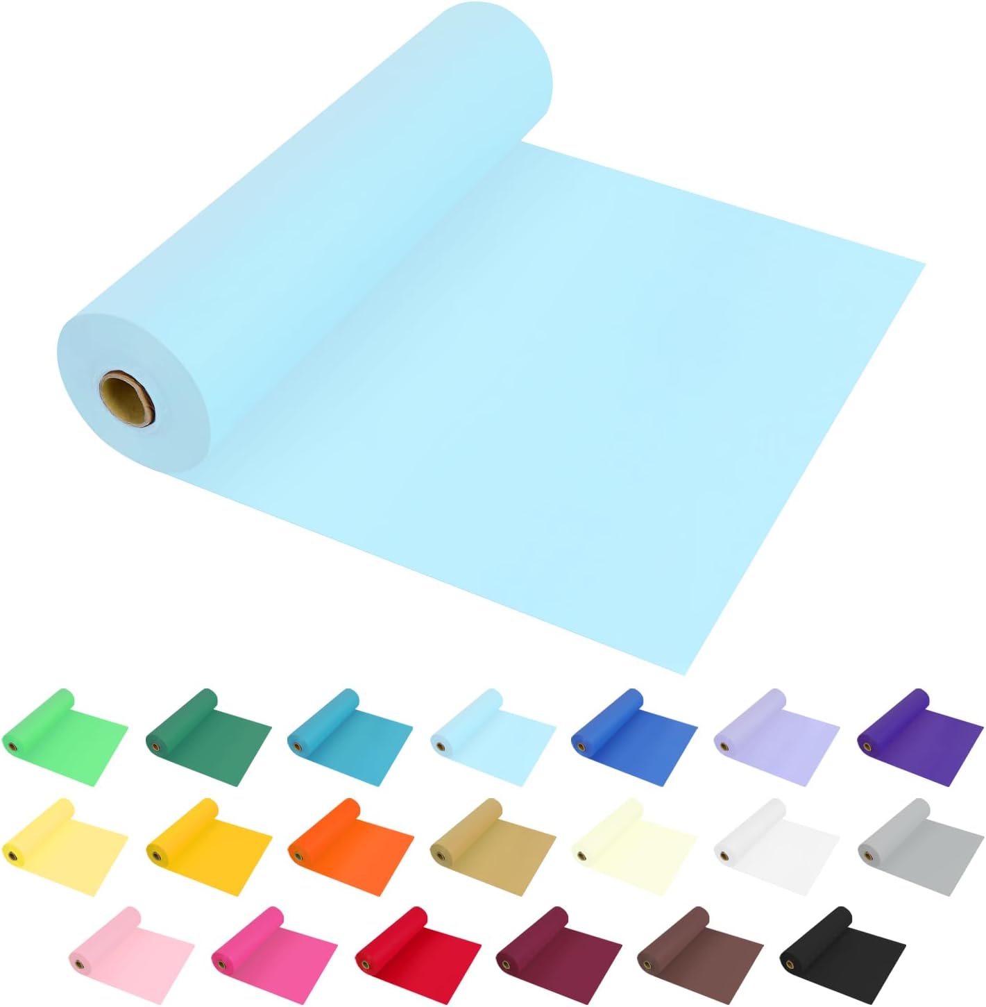 Amazon.com: JHDZDHY 54 Inch X 100 Feet Plastic Table Cover Roll Premium ...