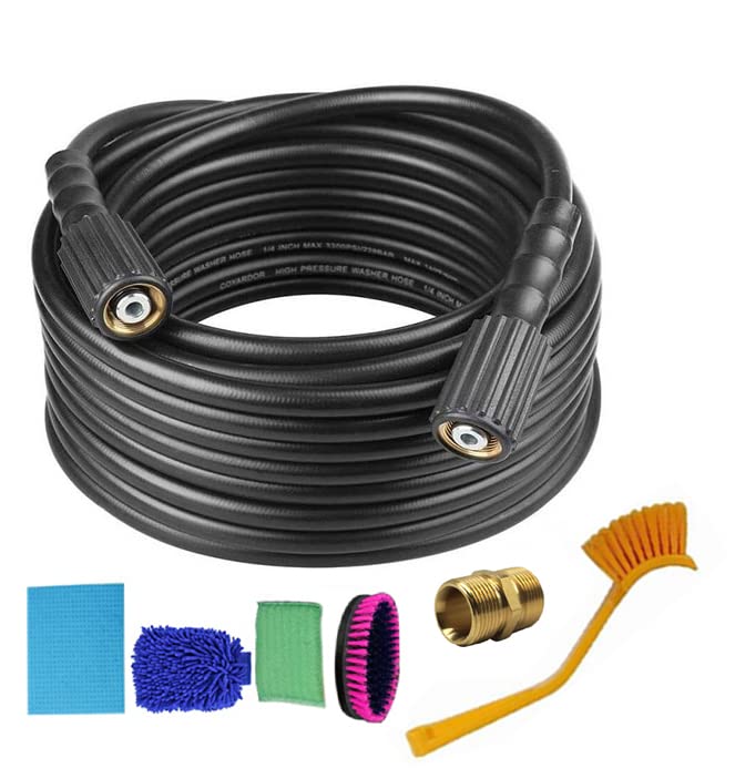 Digital Craft Pressure Washer Hose Pipe 170Bar 2465PSI, M22*1.5 * 14mm ...